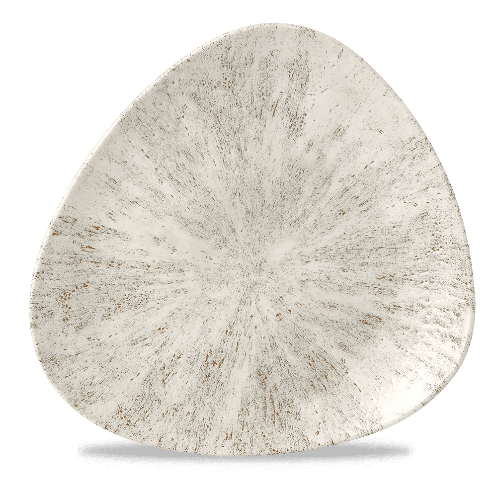 Churchill Studio Prints Stone Agate Grey Triangular Plate 248cm – McNeill Hotelware