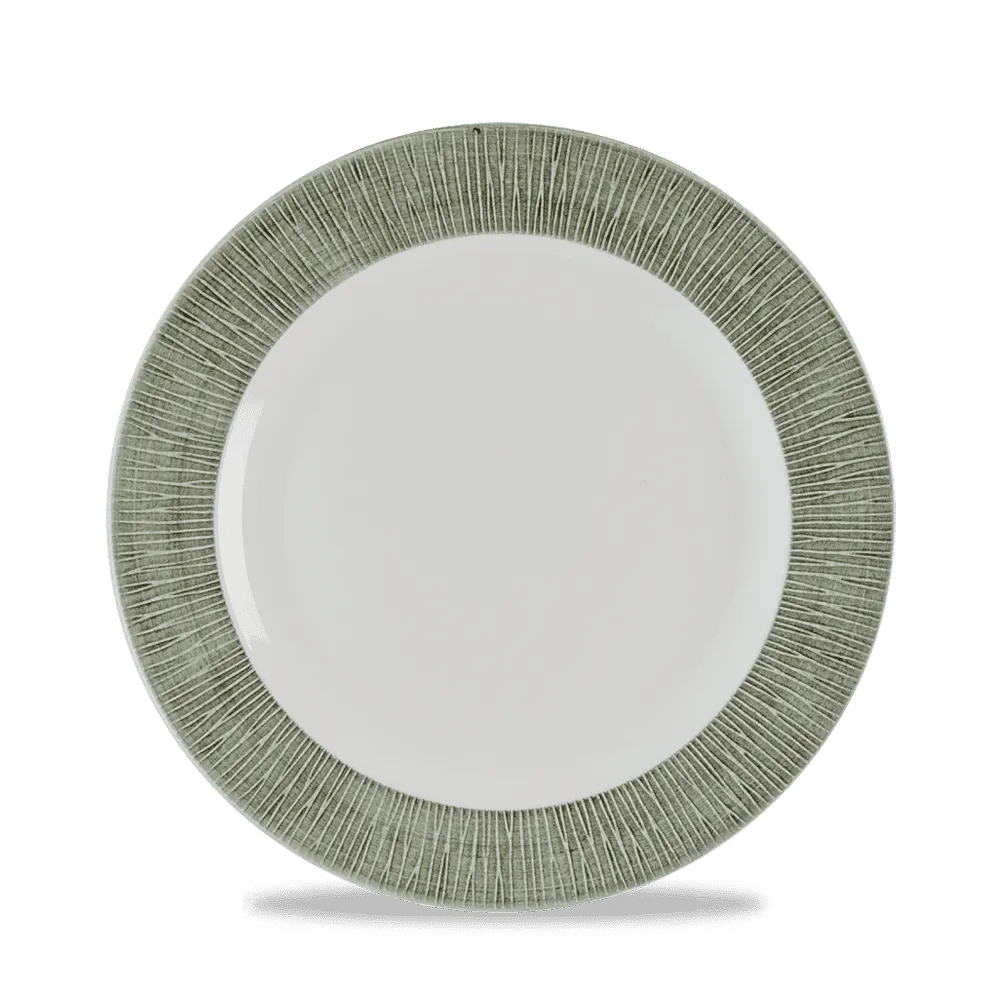 Churchill Bamboo Spinwash Alpine Rimmed Footed Plate 23.4cm – McNeill ...