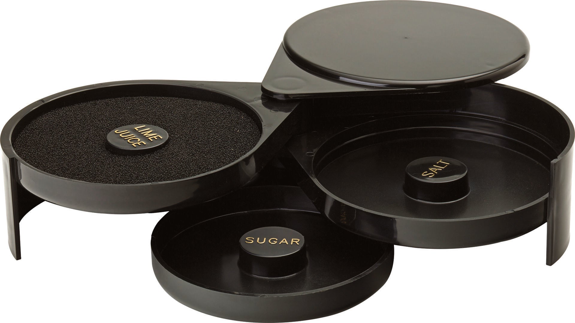 Glass Rimmer - 3 Tier Black – McNeill Hotelware