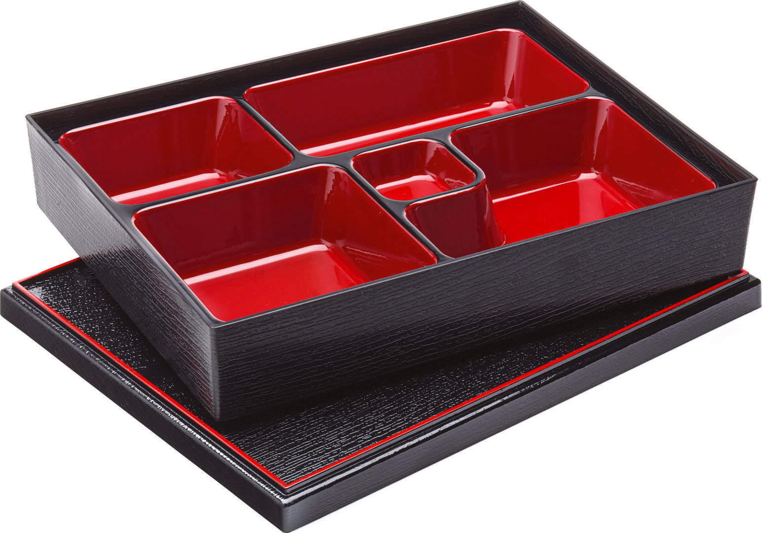 Bento Box - 5 Compartment 27cm x 21cm x 6cm – McNeill Hotelware