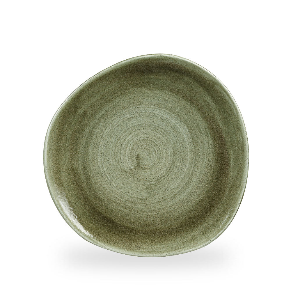 Stonecast Patina Burnished Green Round Trace Plate 28.6cm – McNeill ...
