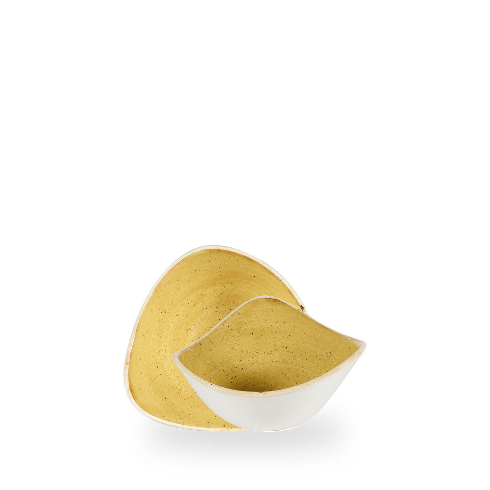 Stonecast Mustard Triangle Bowl 15.3cm (9oz) – McNeill Hotelware