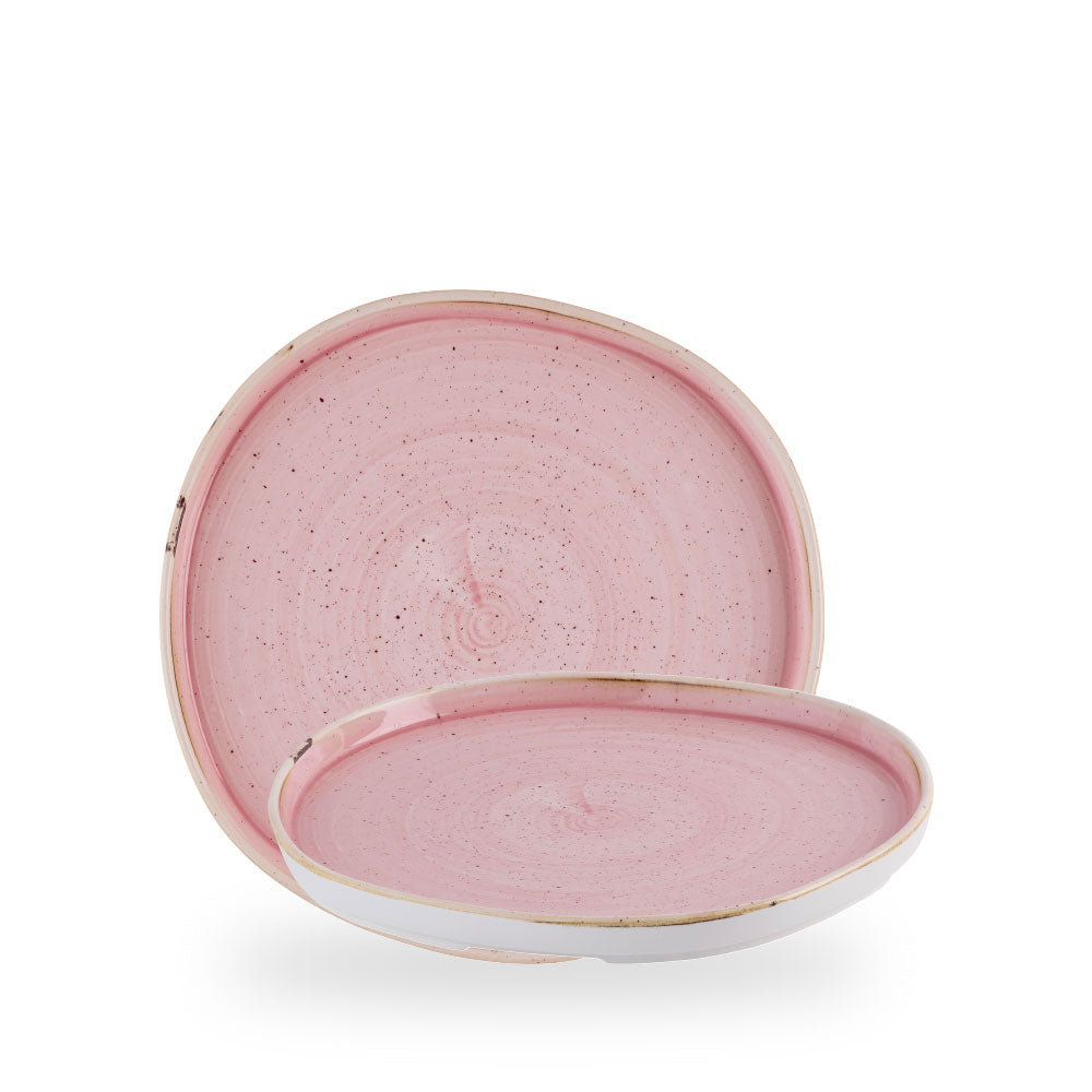 Stonecast Petal Pink Organic Walled Plate 26cm – McNeill Hotelware