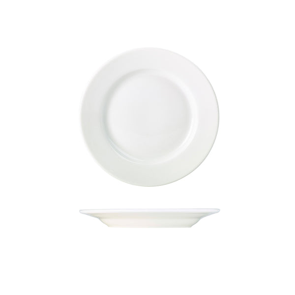 Genware White Porcelain Classic Winged Plate 19cm – McNeill Hotelware
