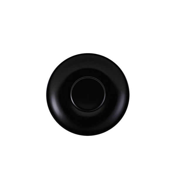 Porcelain Matt Black Saucer 16cm – McNeill Hotelware