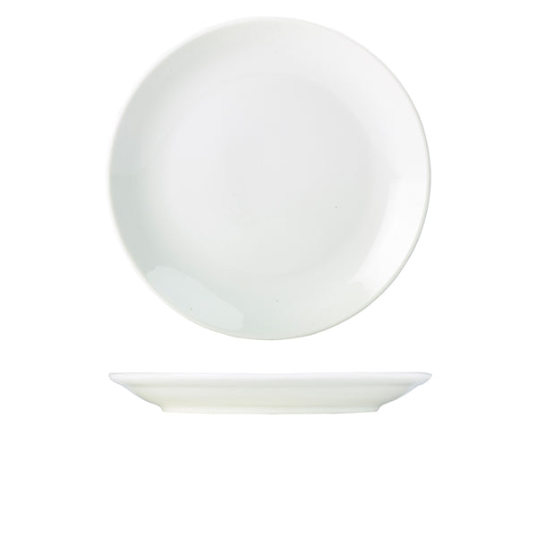 Genware White Porcelain Coupe Plate 28cm – McNeill Hotelware