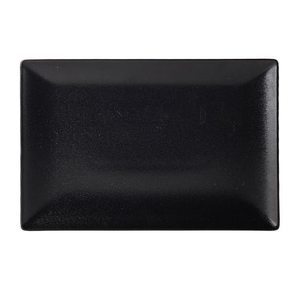 Luna Stoneware Black Rectangular Plate 30cm x 20cm – McNeill Hotelware