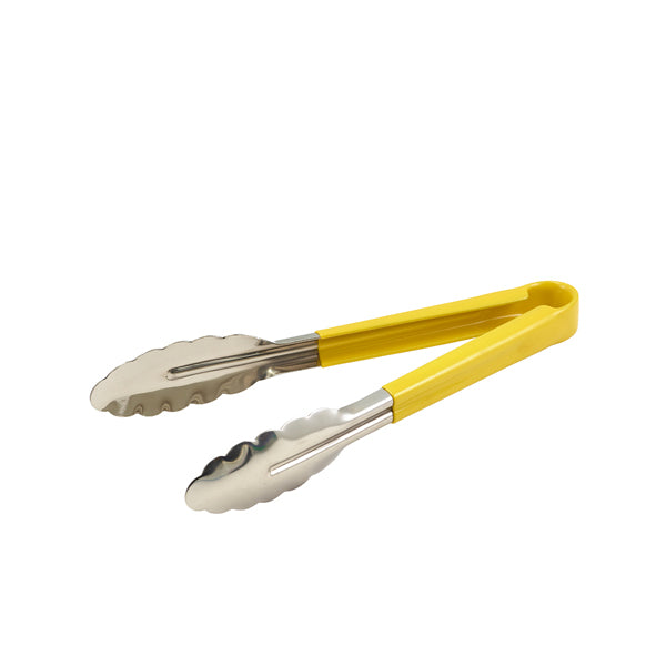 Colour Coded Stainless Steel Tongs Yellow 31cm – McNeill Hotelware