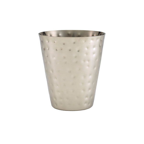 Hammered Stainless Steel Conical Serving Cup 9cm x 10cm – McNeill Hotelware