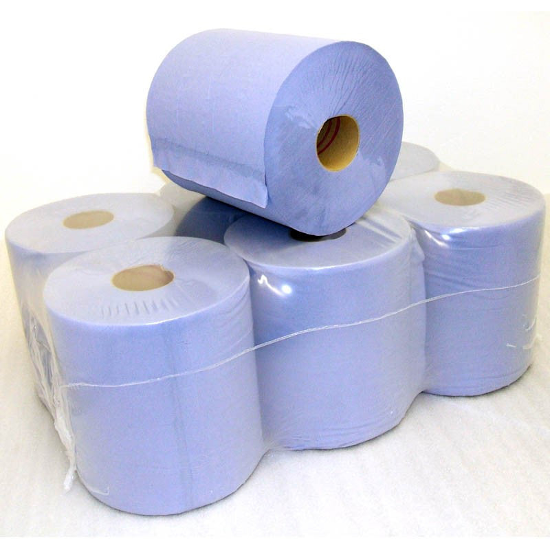 Centrefeed Rolls - Blue - 2 ply, 150m – McNeill Hotelware